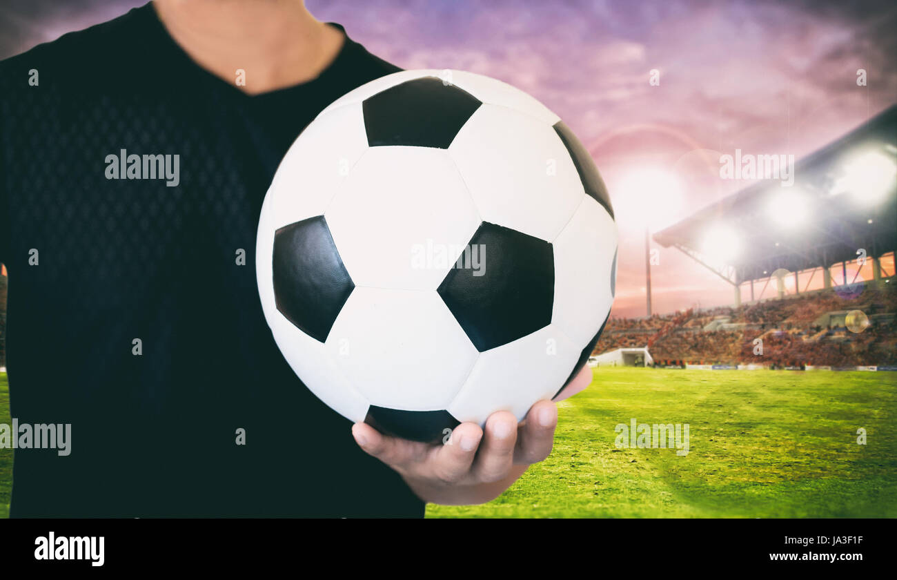 American football field sunset hi-res stock photography and images - Alamy