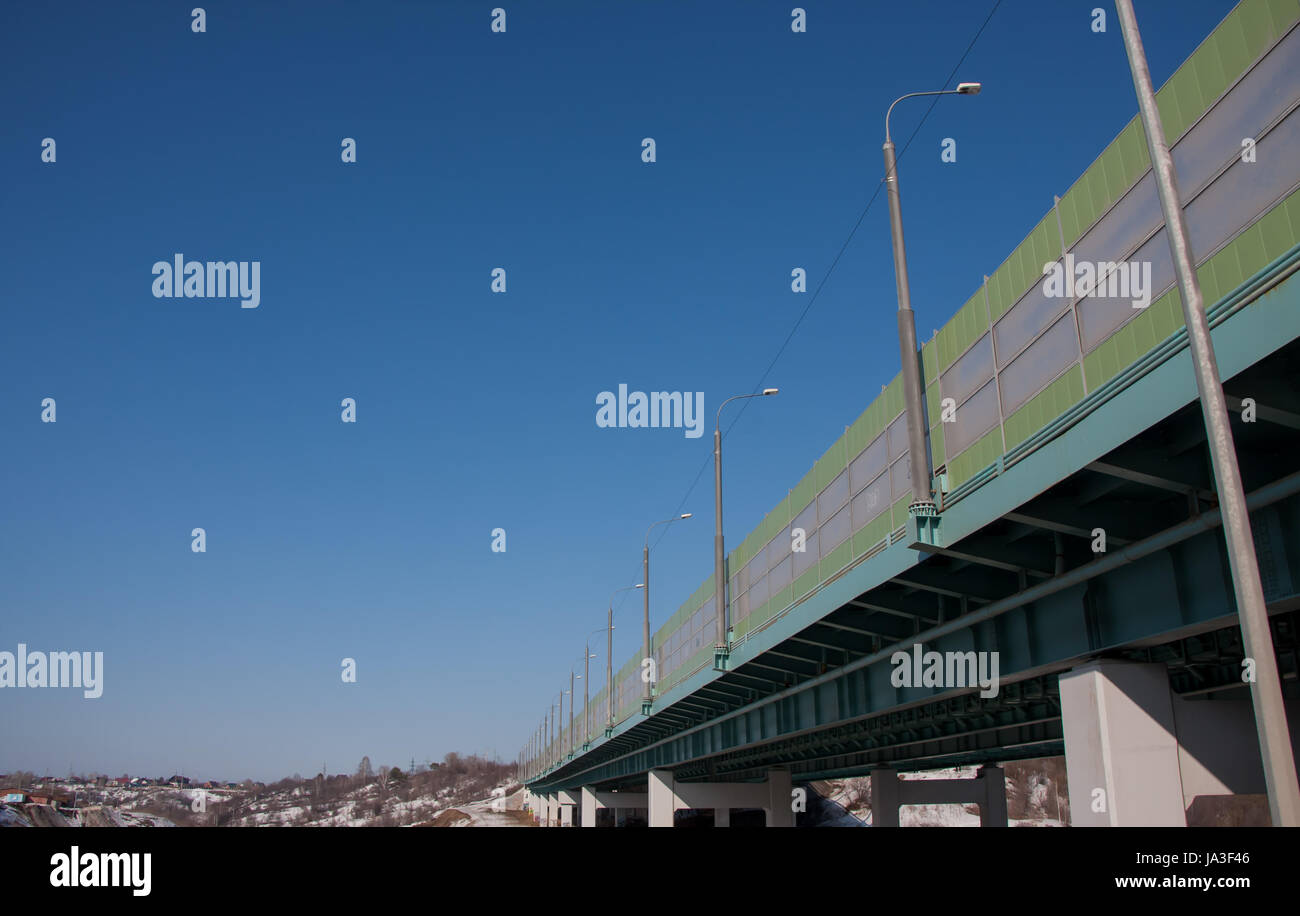 Supports for a road bridge Stock Photo - Alamy