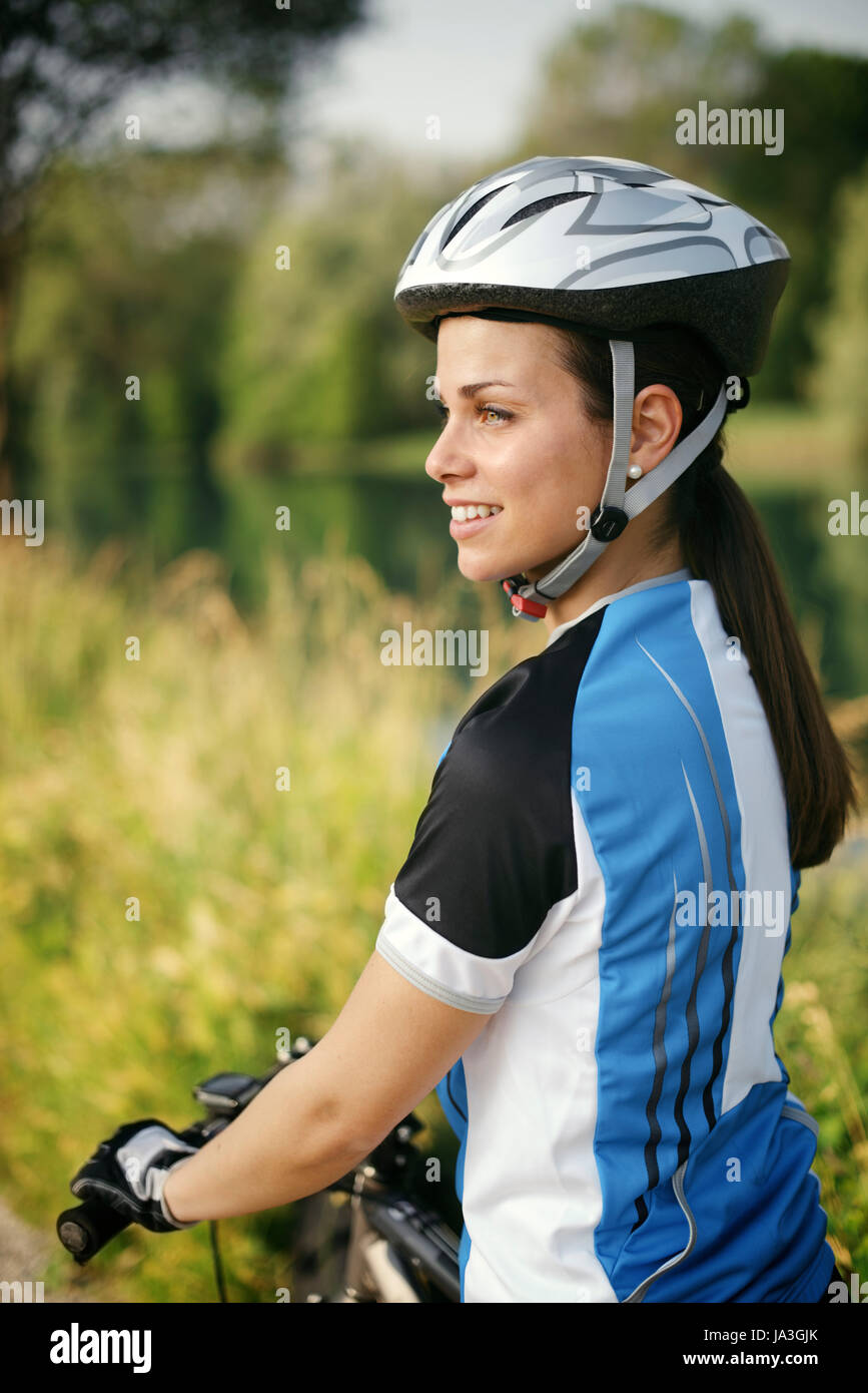 woman, sport, sports, bike, bicycle, cycle, mountain, cycling, girl ...