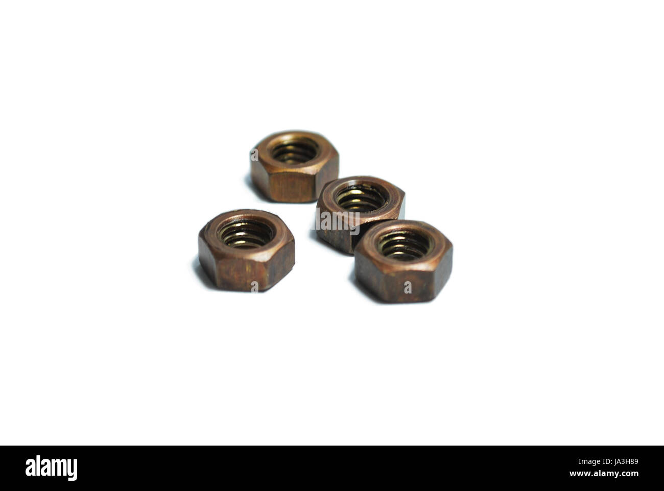 A group of fasteners isolated on white background Stock Photo - Alamy