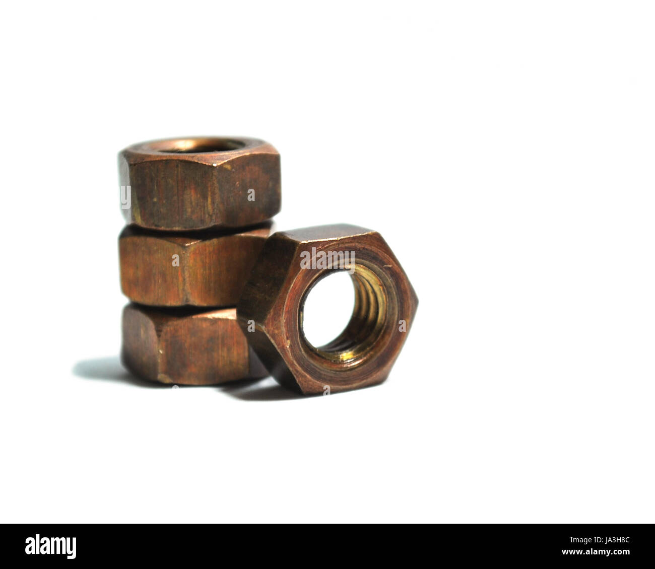 A group of fasteners isolated on white background Stock Photo - Alamy