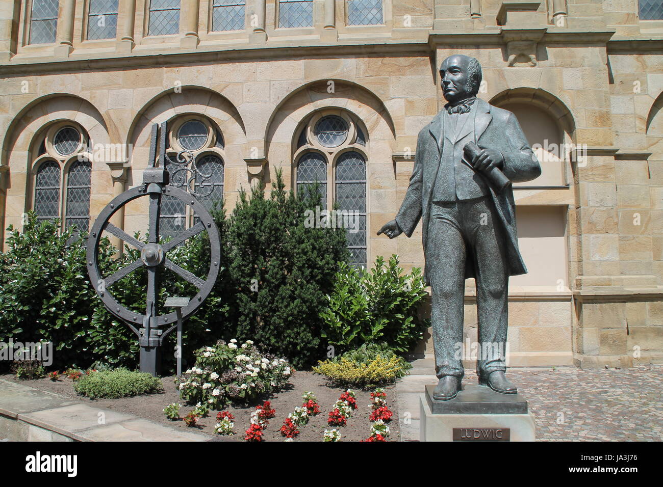 the ludwig windthorst monument in osnabrck am dom Stock Photo - Alamy