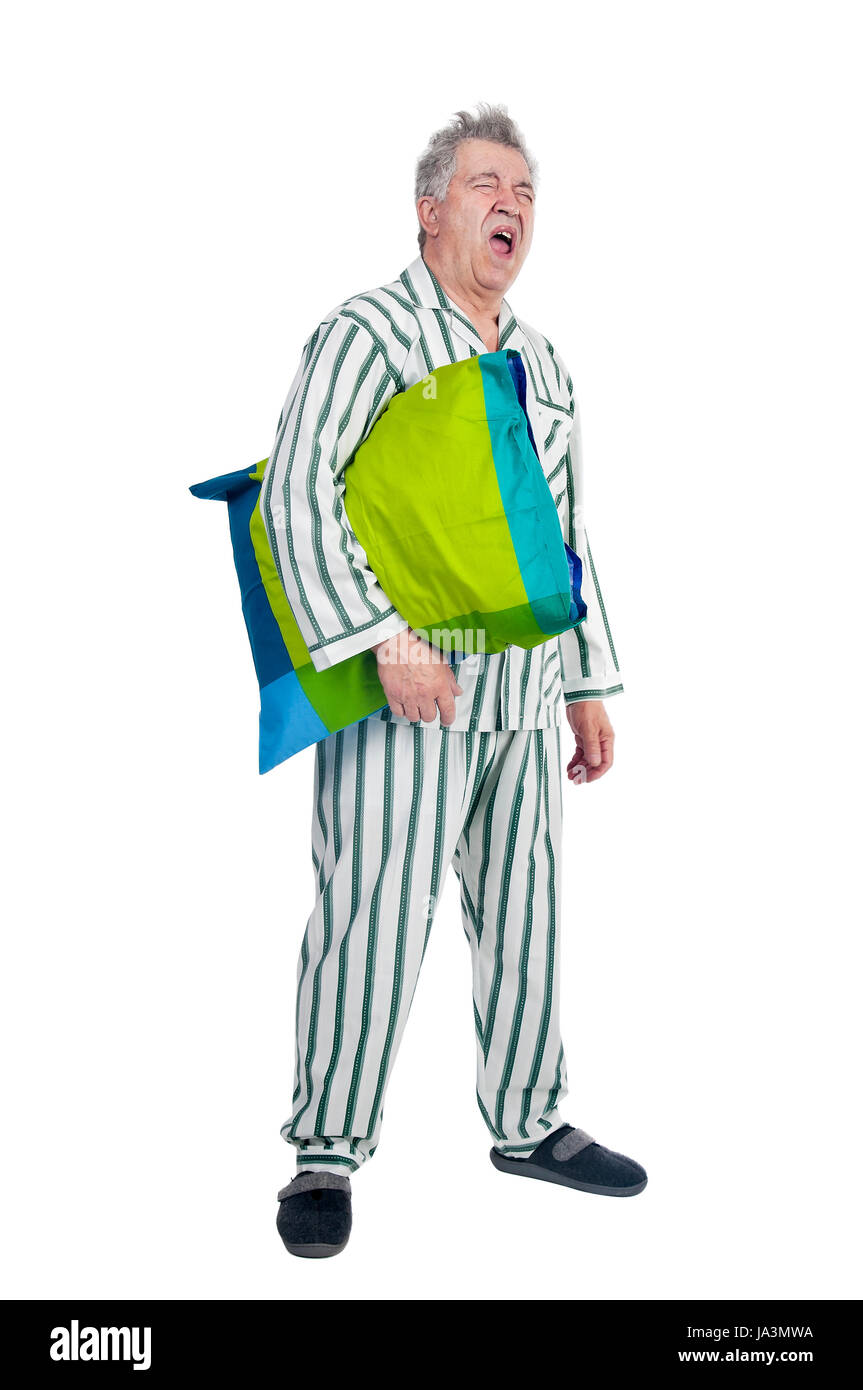 Older male sleeping Cut Out Stock Images & Pictures - Alamy