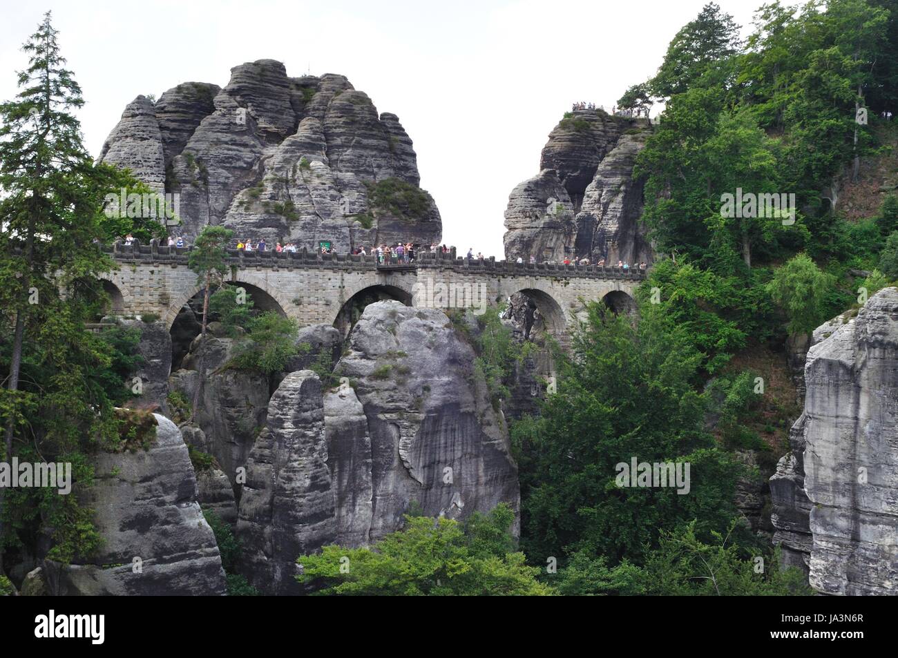 bridge, rock, sightseeing, sandstone, scenery, countryside, nature ...