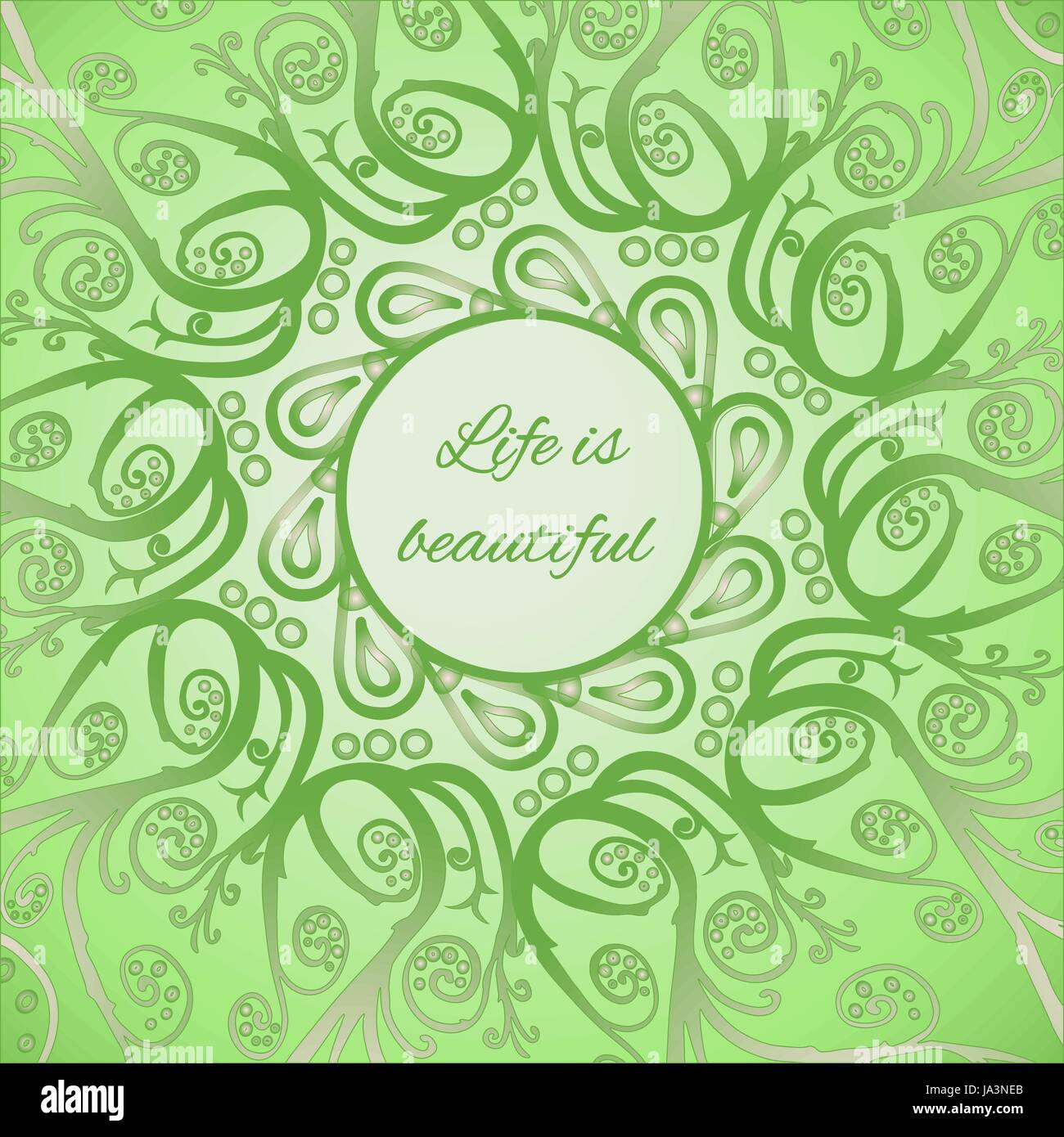 Beautiful floral card hi-res stock photography and images - Alamy