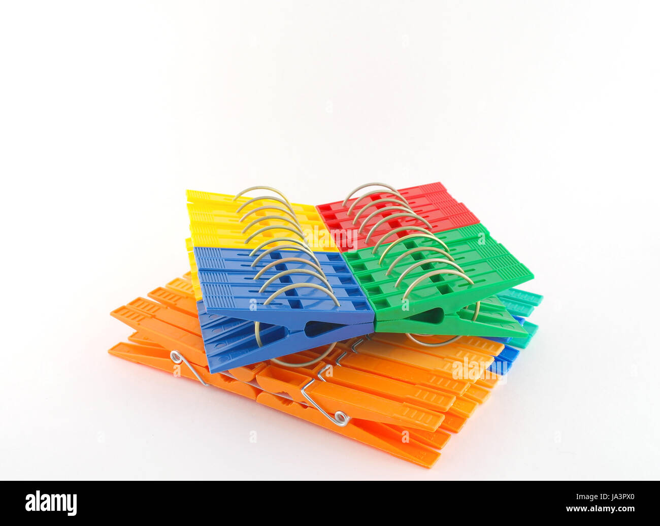 objects, plastic, synthetic material, peg, blue, objects, isolated ...