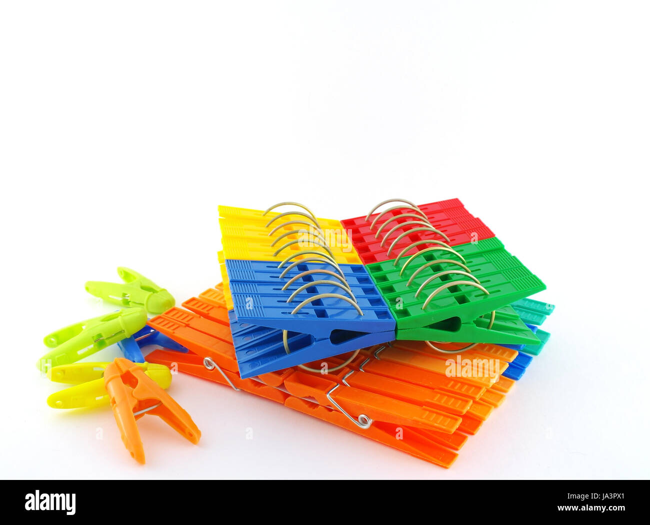 objects, plastic, synthetic material, peg, blue, objects, isolated ...