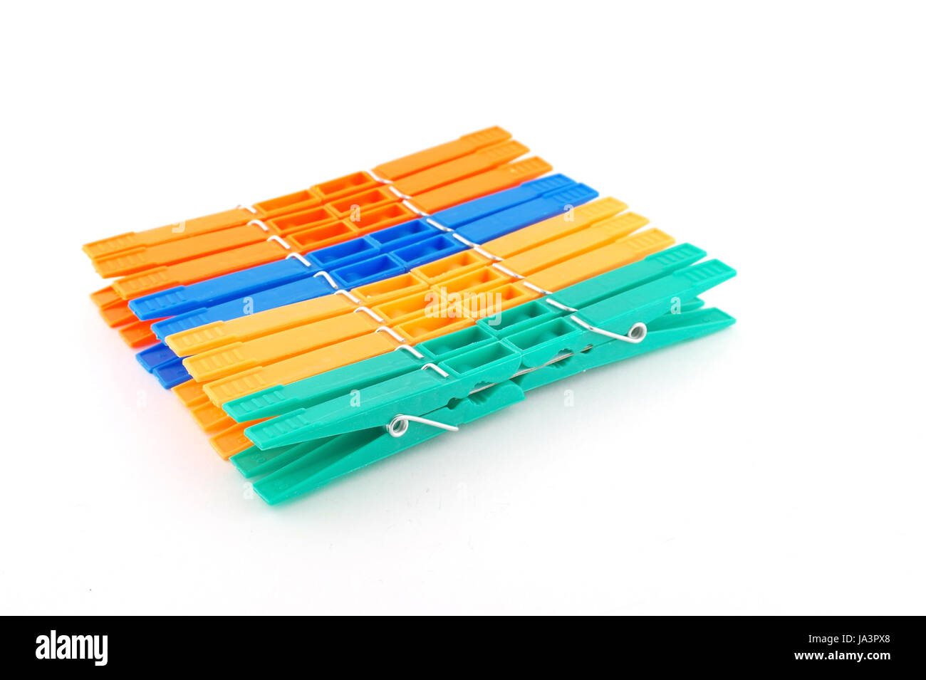 objects, plastic, synthetic material, peg, blue, objects, isolated ...