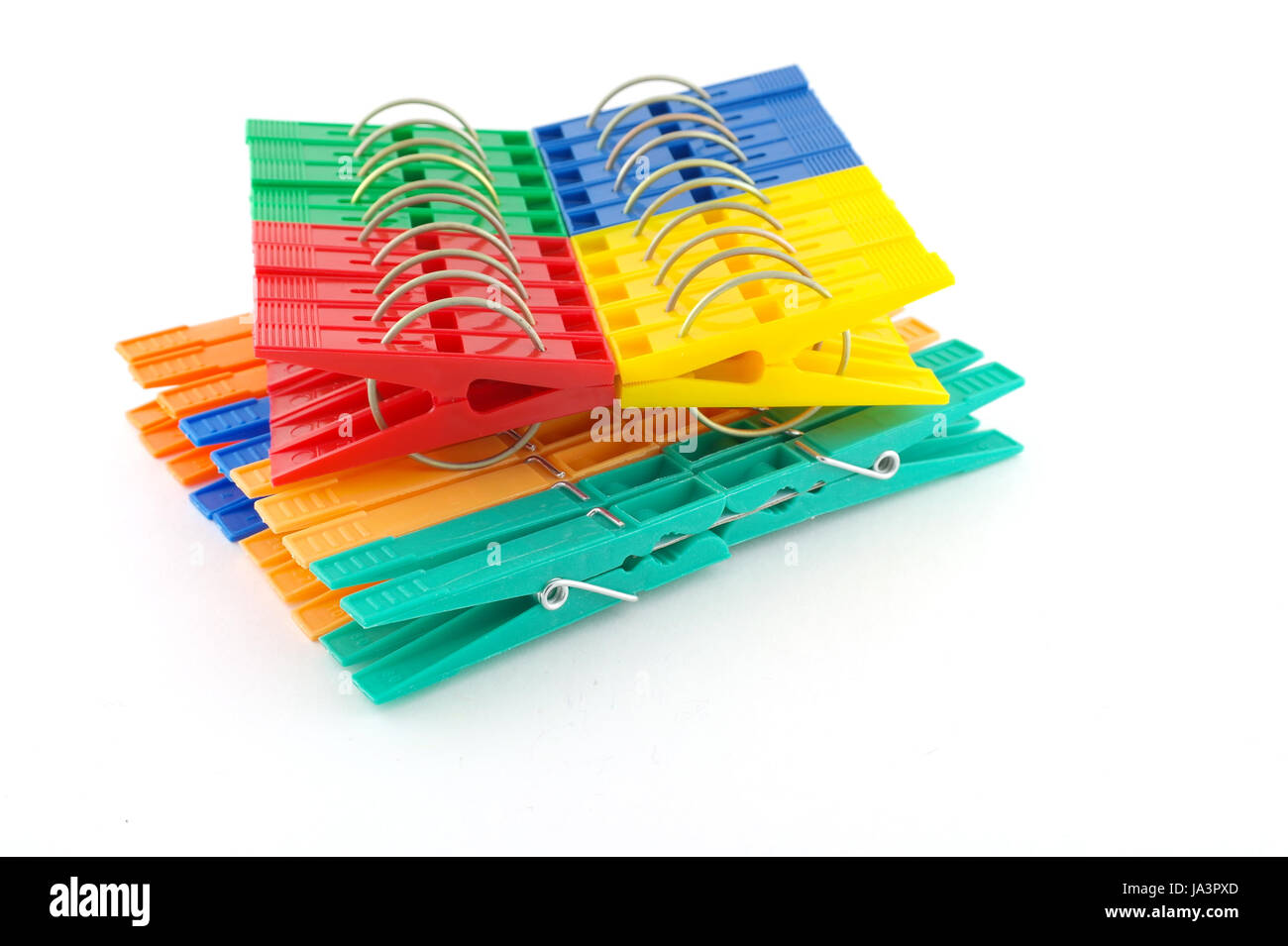 objects, plastic, synthetic material, peg, blue, objects, isolated ...