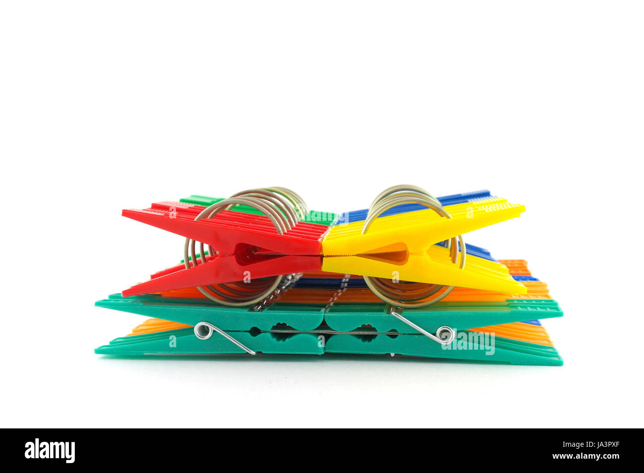 objects, plastic, synthetic material, peg, blue, objects, isolated ...