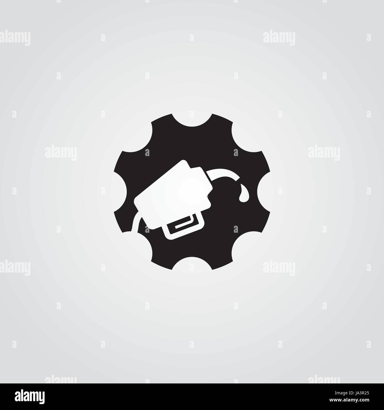 cog setting service logo art theme vector illustration Stock Vector ...