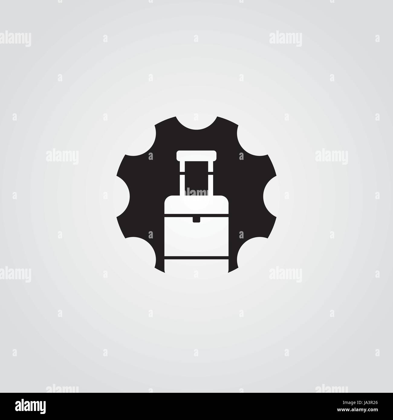 cog setting service logo art theme vector illustration Stock Vector ...