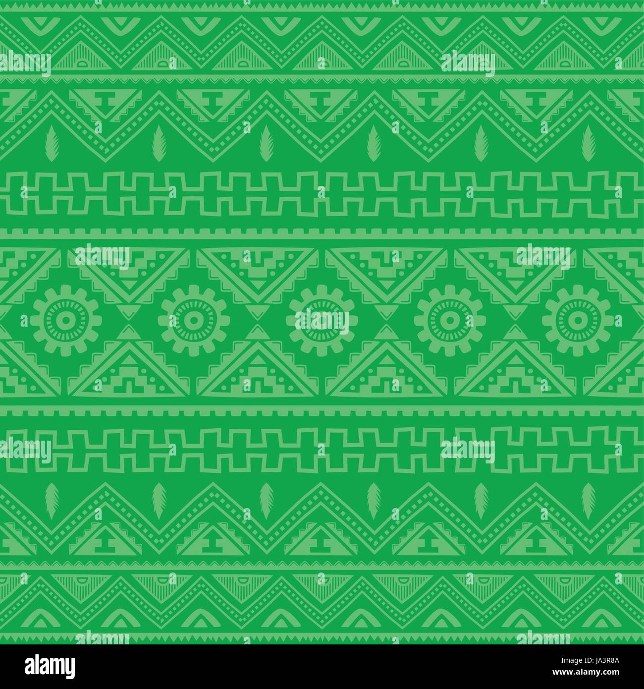 green native american ethnic pattern theme vector art Stock Vector ...