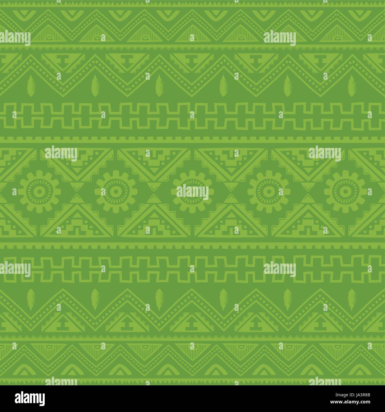 light green native american ethnic pattern theme vector art Stock ...