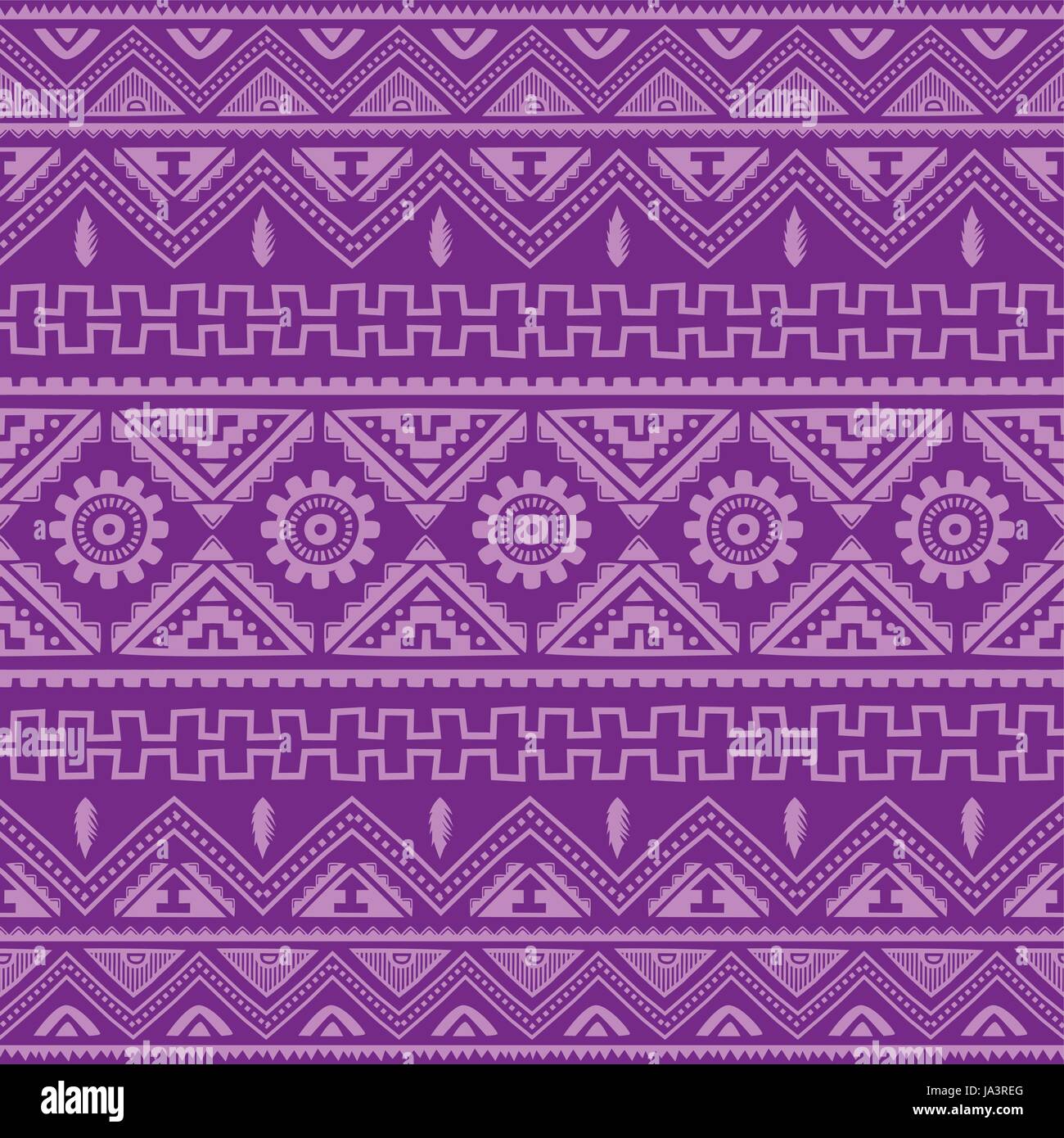 purple native american ethnic pattern theme vector art Stock Vector ...