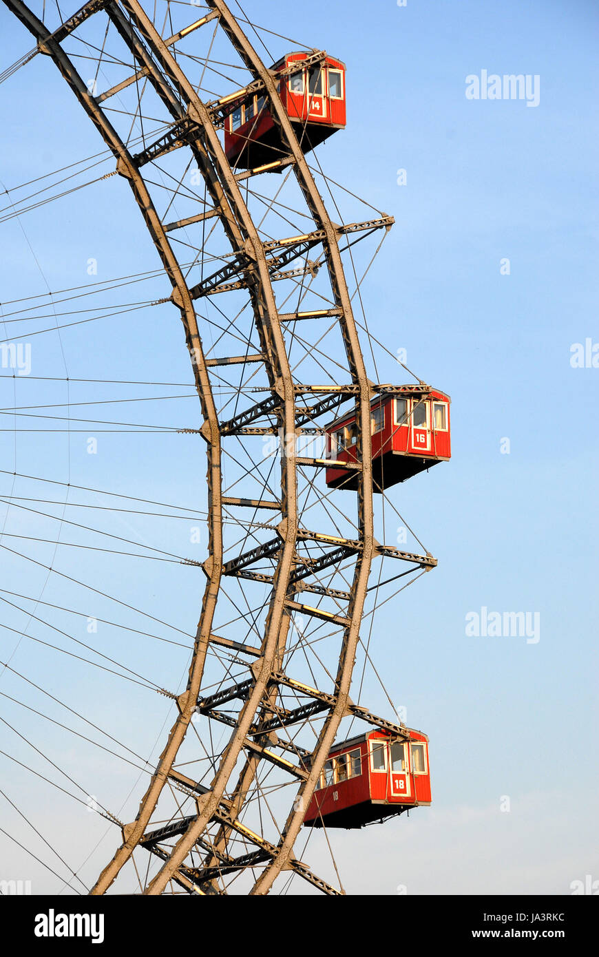 historical, city, town, vienna, austrians, wheel, ferris wheel, giant ...