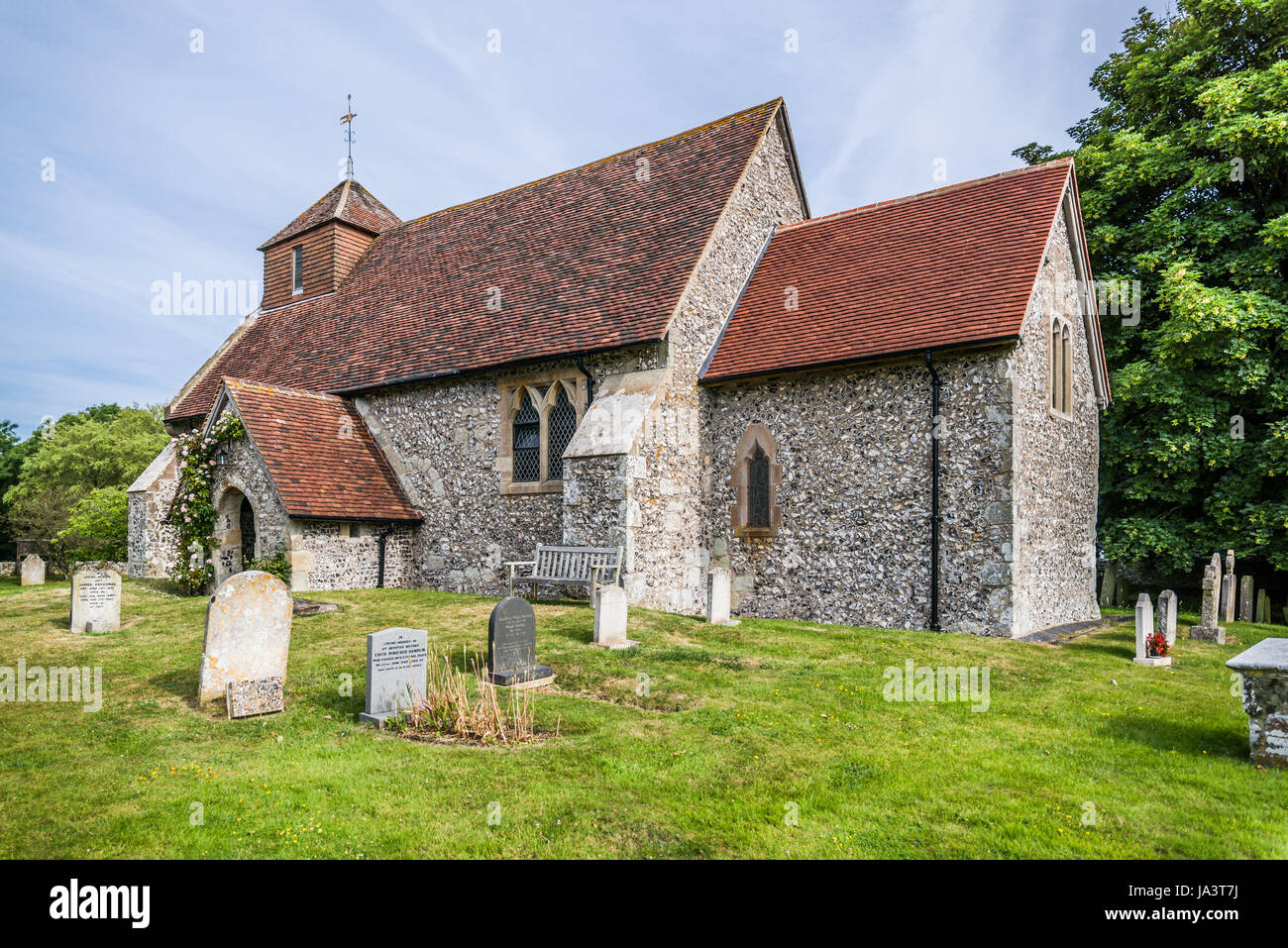 england church view Stock Photo - Alamy
