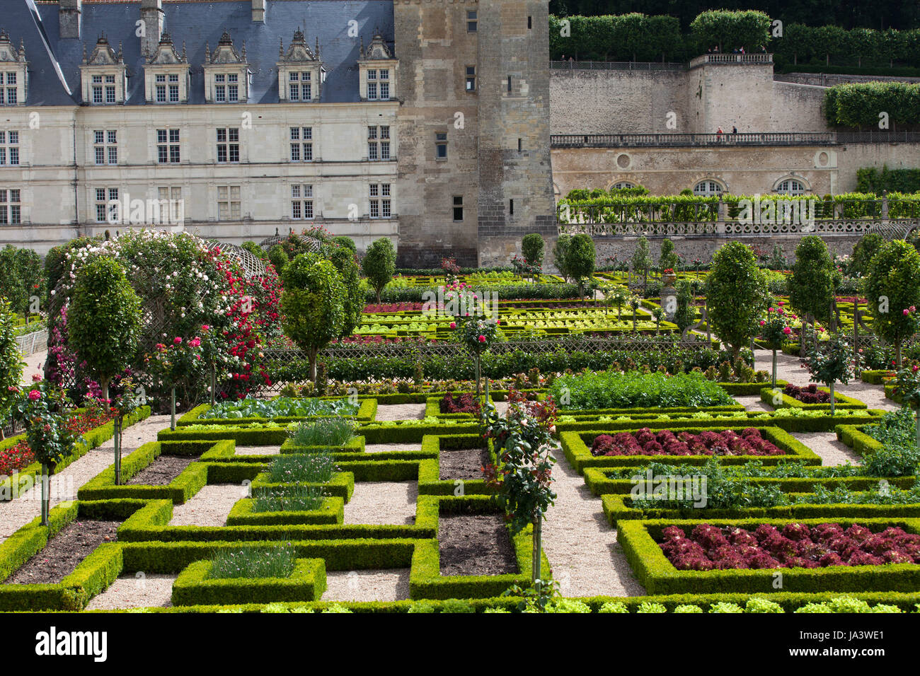 garden, france, castle, chateau, beautiful, beauteously, nice, travel ...