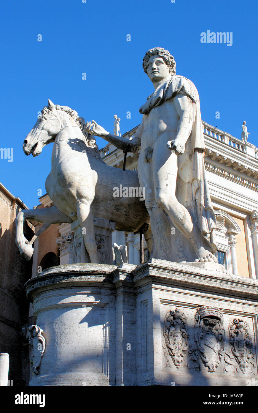 monument, horse, statue, soldier, Rome, roma, pedestal, plinth, capitol ...