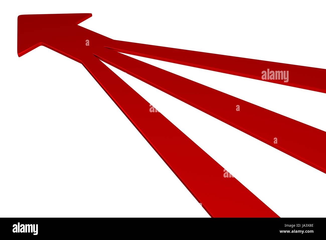 3 red arrows three red arrows hi-res stock photography and images - Alamy