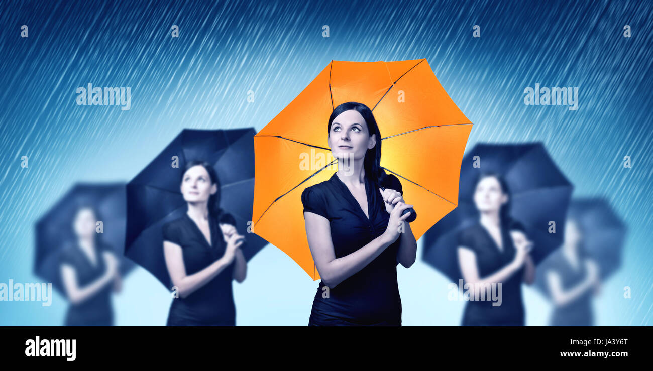 insurance, umbrella, teamwork, rain, flu, outstanding, team leader ...