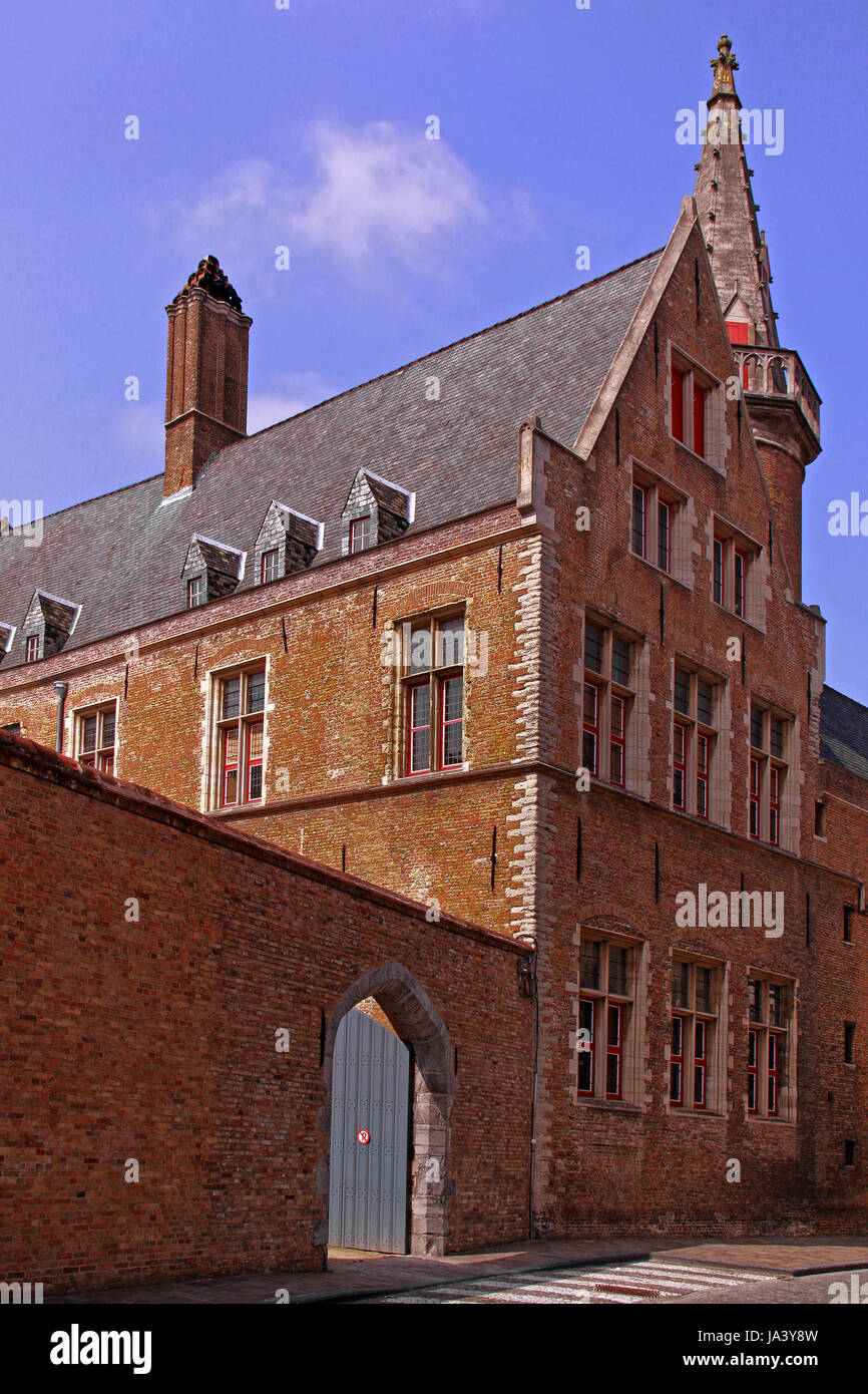 old town, city, flanders, bruges, historical, story, old town, blank ...