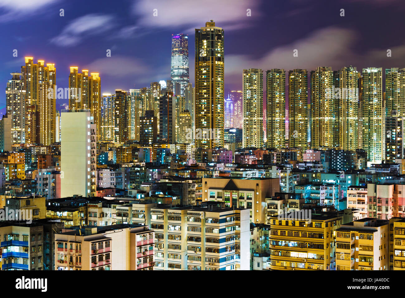 office, city, town, asia, night, nighttime, illuminated, facade ...