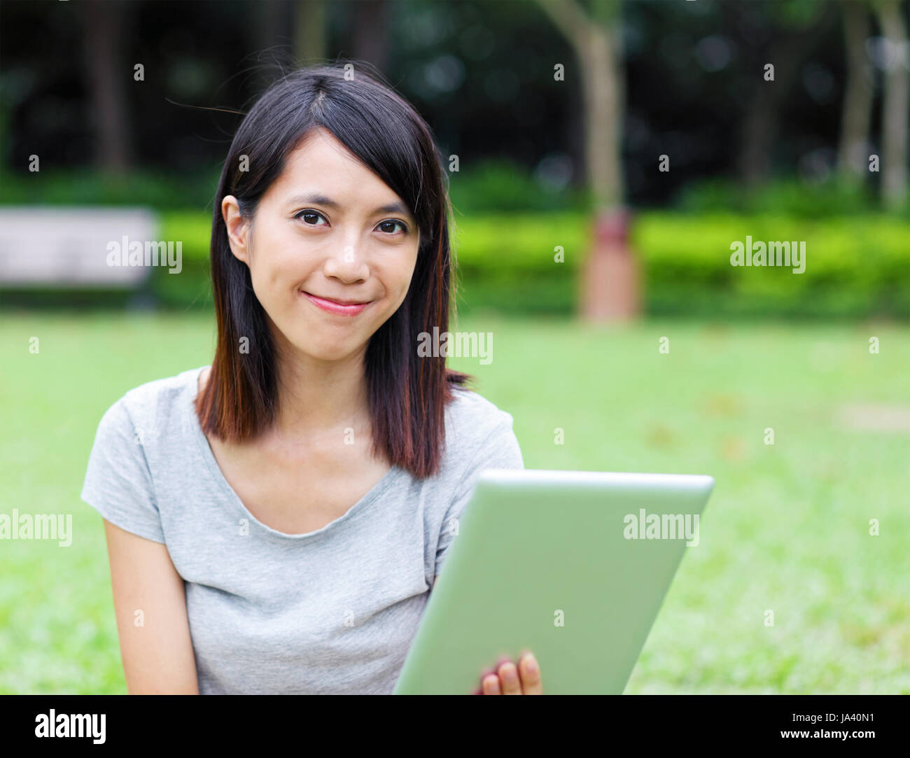 woman, women, beautiful, beauteously, nice, lady, park, asia, field ...