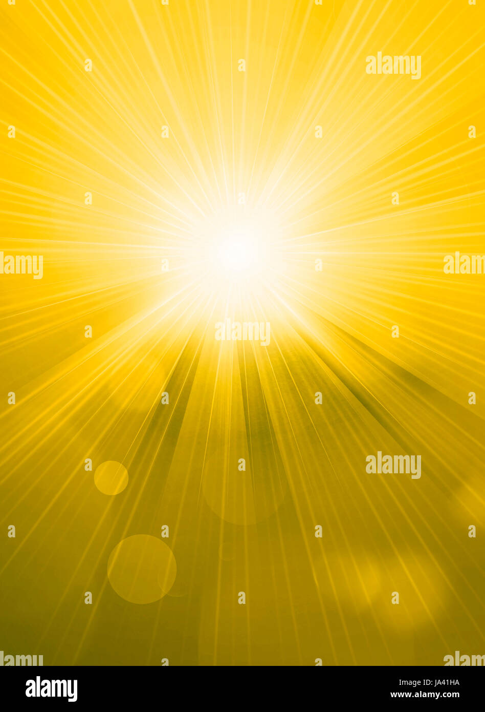 graphic, lights, sunbeams, reflection, sunshine, reflexes, circles ...