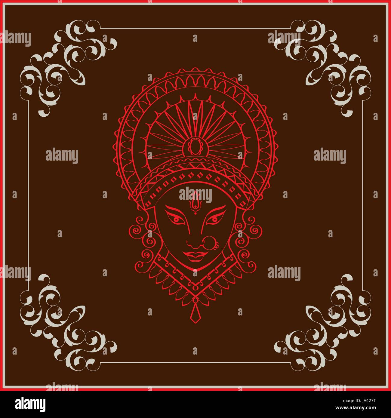 Durga art hi-res stock photography and images - Alamy