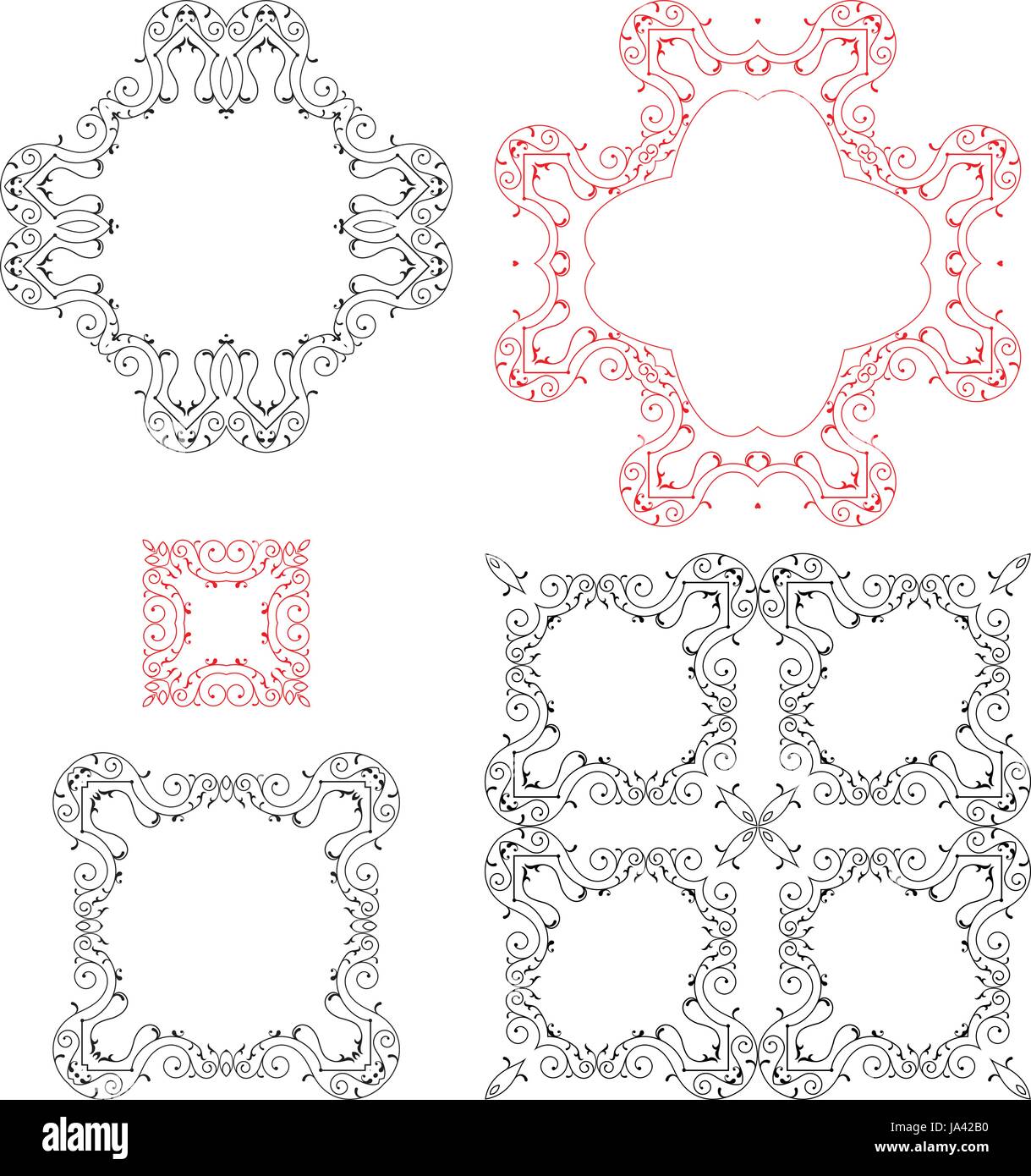 Frame Border Design Vector Art Stock Vector Image & Art - Alamy