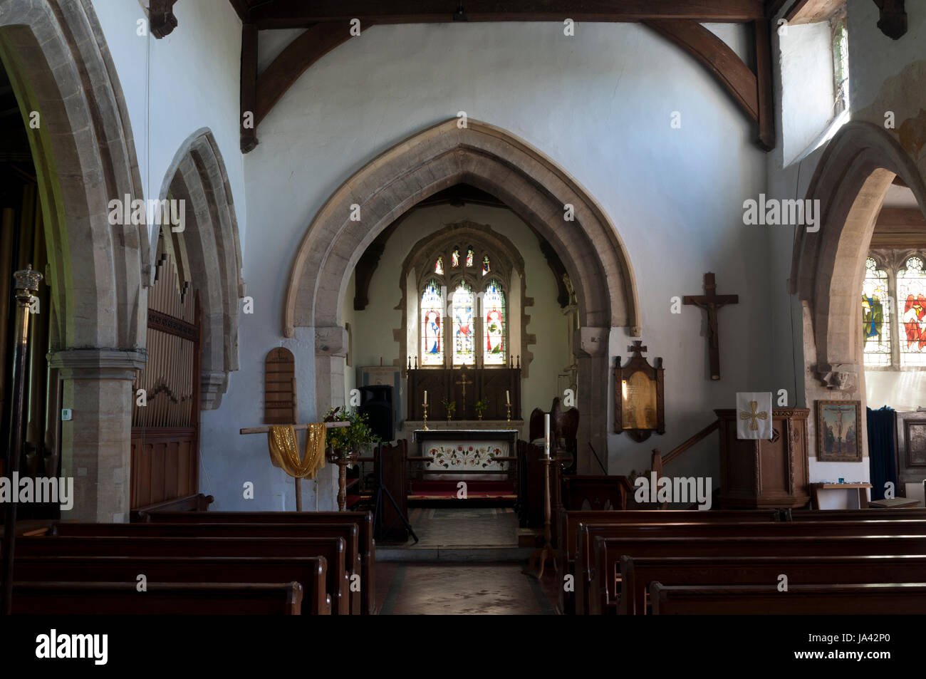 St. Mary the Virgin Church, Padbury, Buckinghamshire, England, UK Stock ...