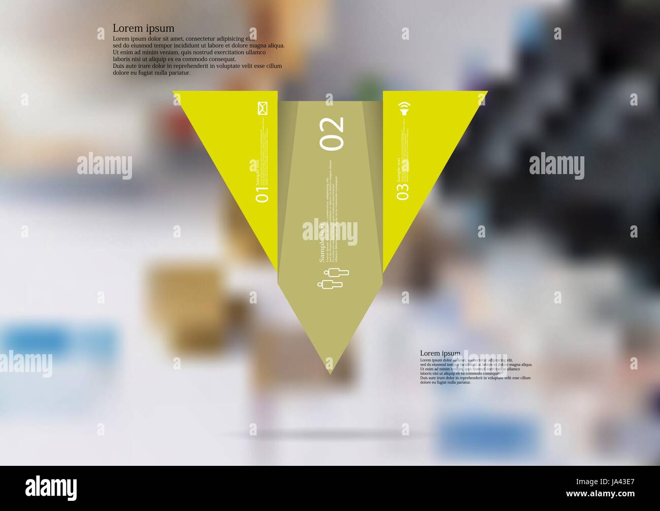 Text triangle Stock Vector Images - Alamy