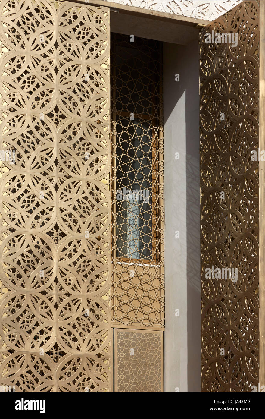 Perforated metal screen architecture hi-res stock photography and ...
