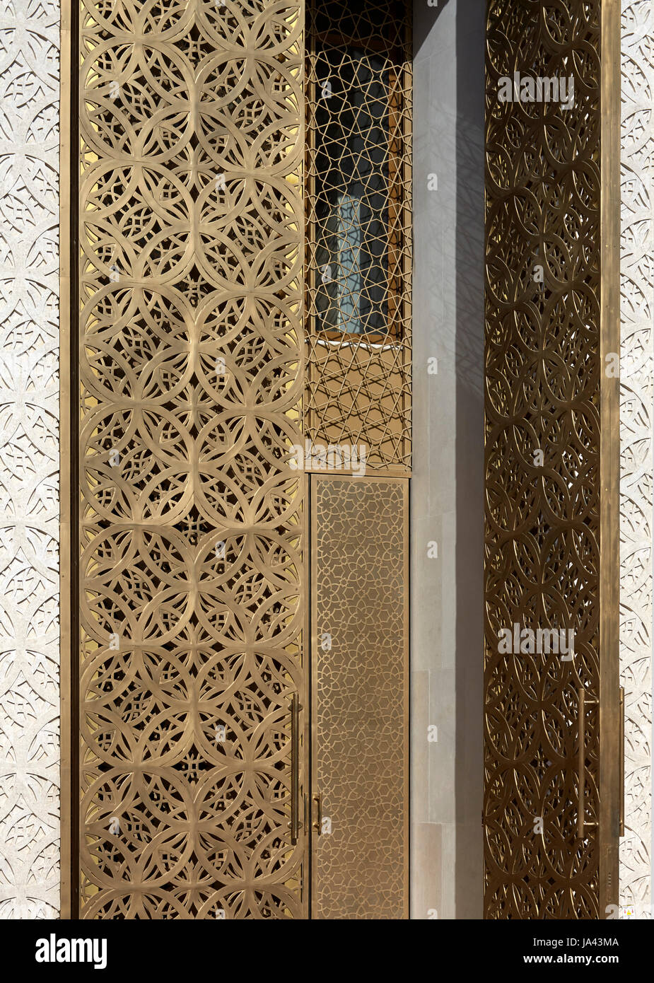 Perforated metal screen architecture hi-res stock photography and ...