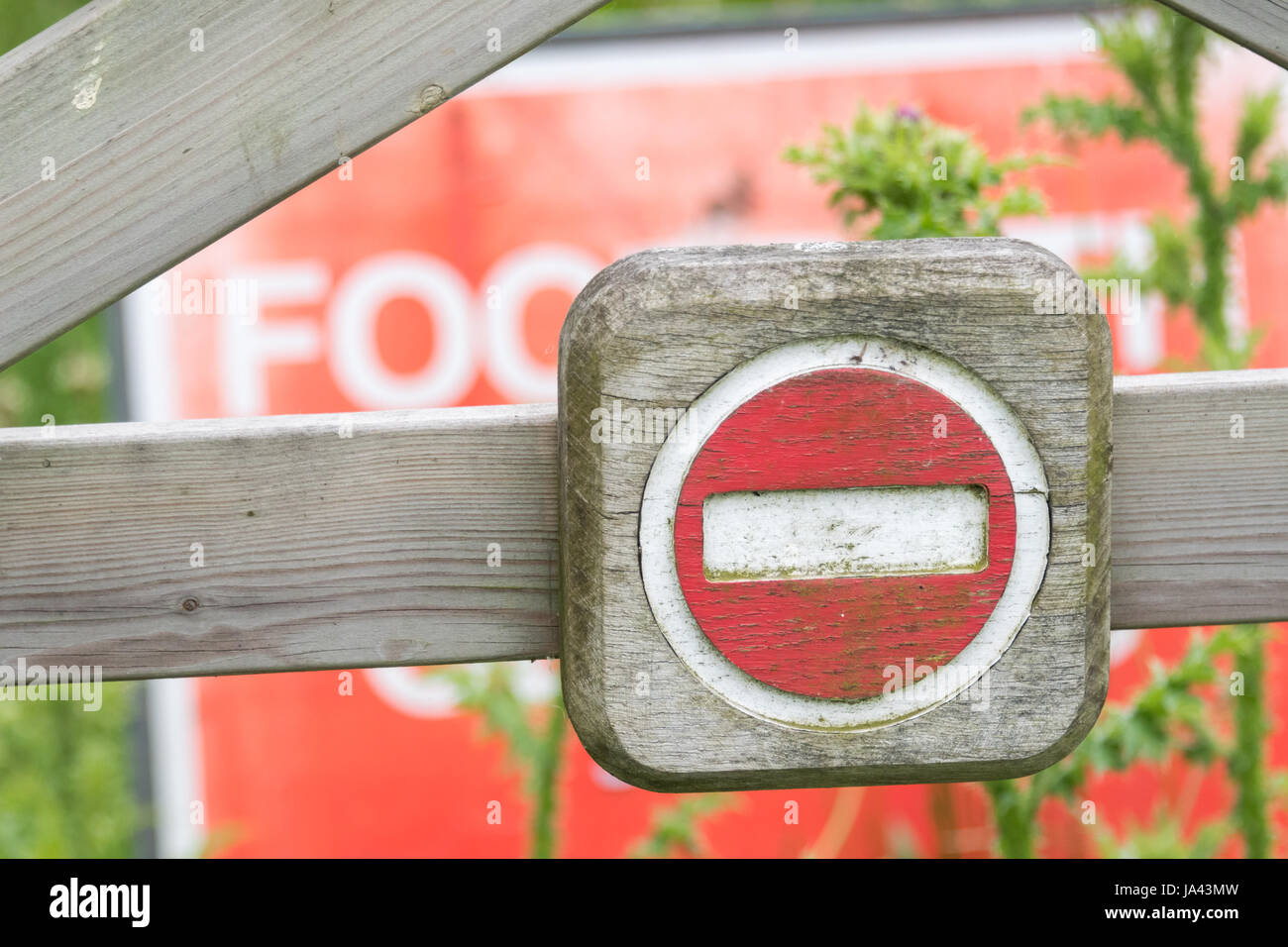 No entry warning sign outside hi-res stock photography and images - Alamy