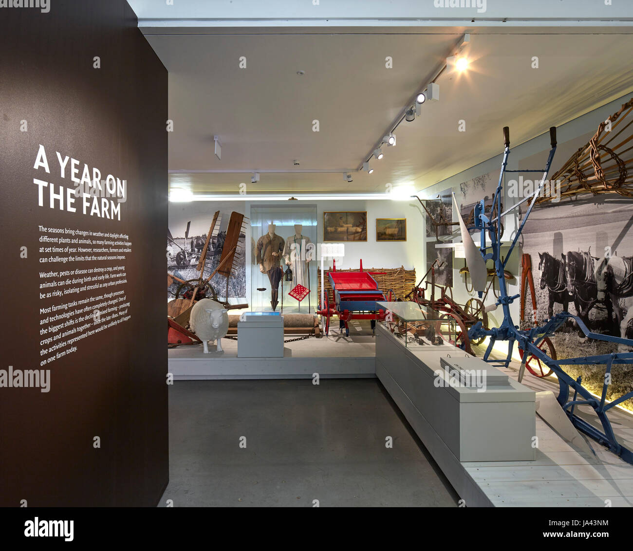 Farm exhibition gallery. Museum of English Rural Life, Reading, United ...