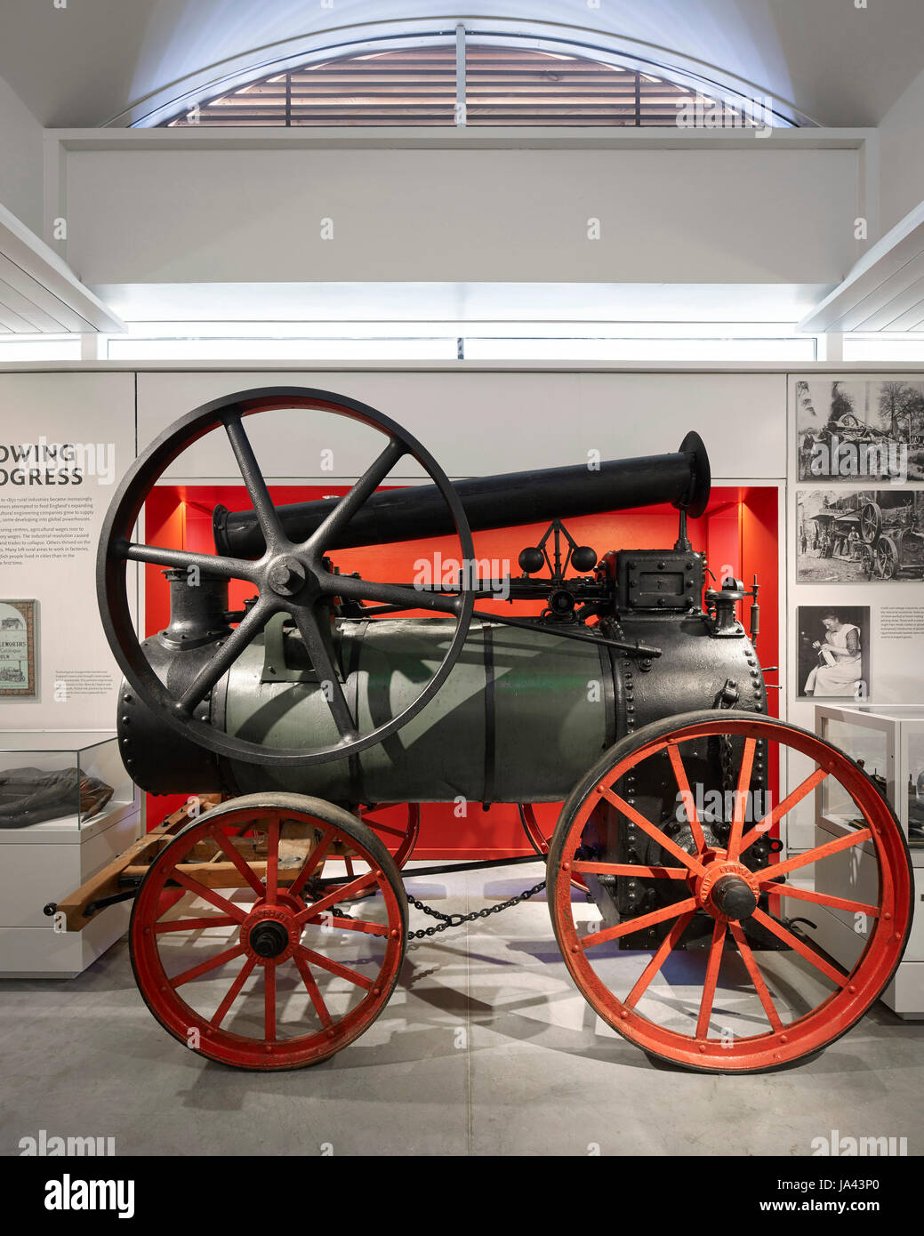 Early steam tractor. Museum of English Rural Life, Reading, United ...