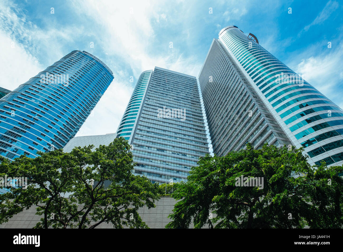 Office buildings in Makati Stock Photo - Alamy
