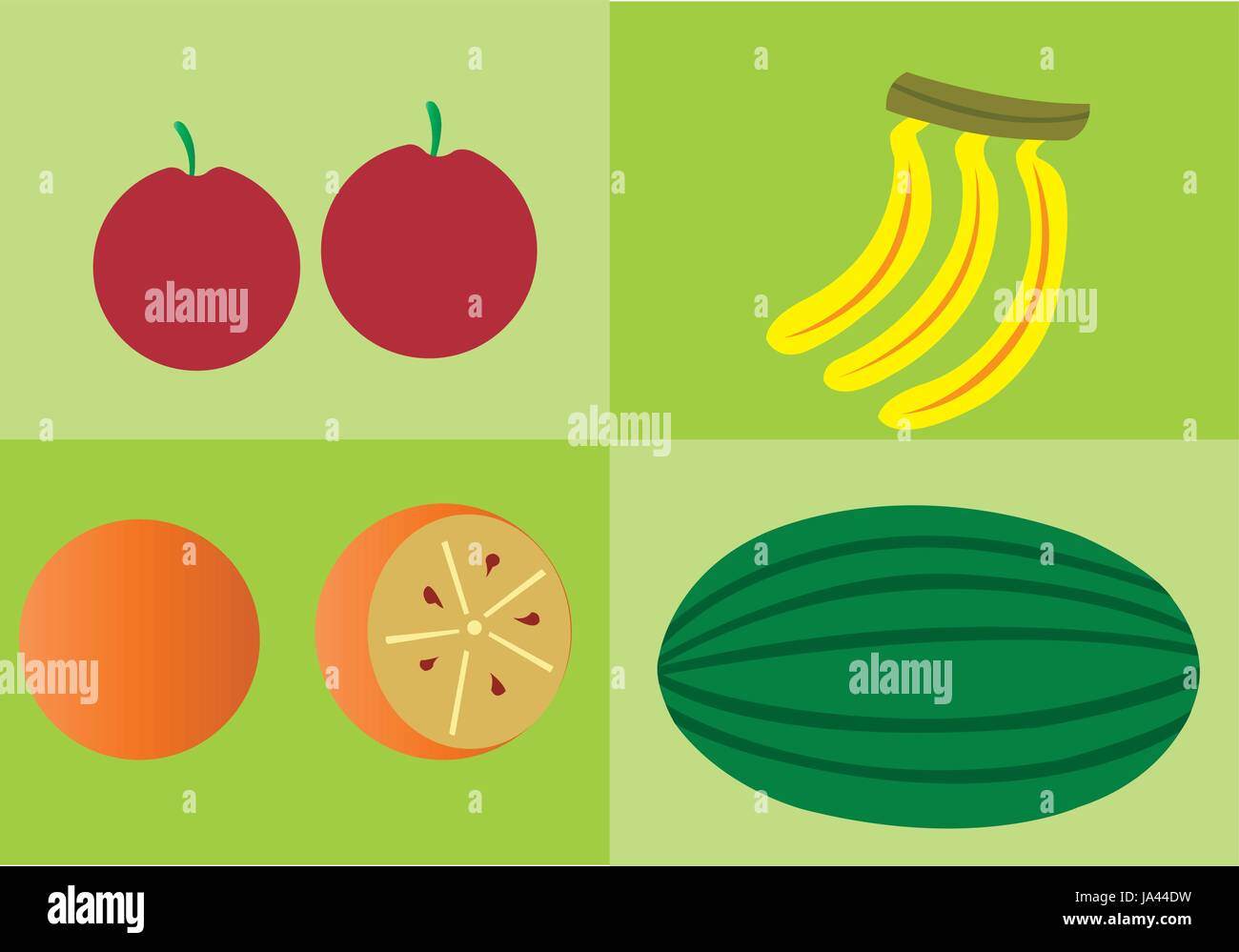 a sample of tropical fruits Stock Vector Image & Art - Alamy