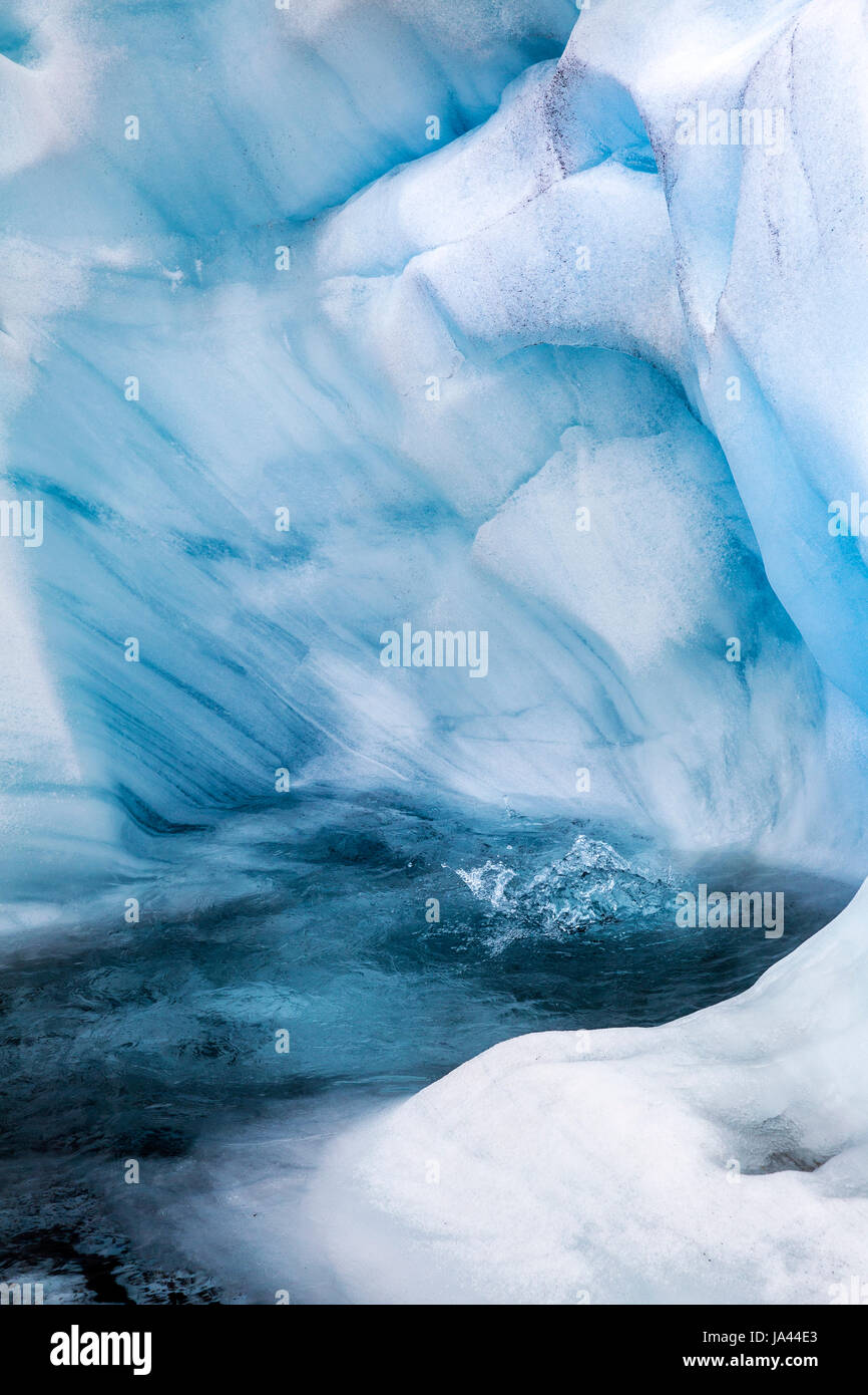 Blue hole glacier pool hi-res stock photography and images - Alamy