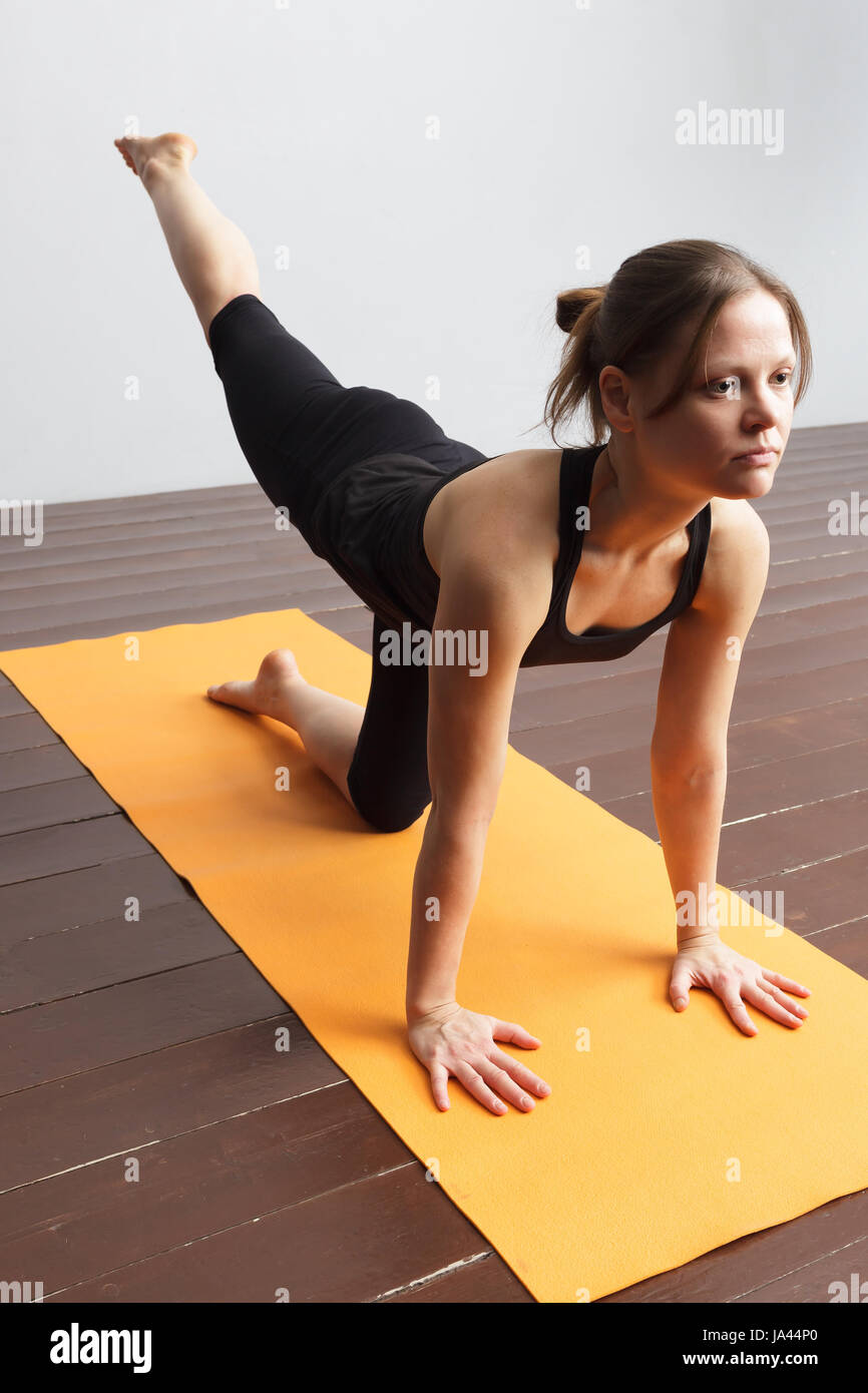 Cat pose yoga hi-res stock photography and images - Alamy