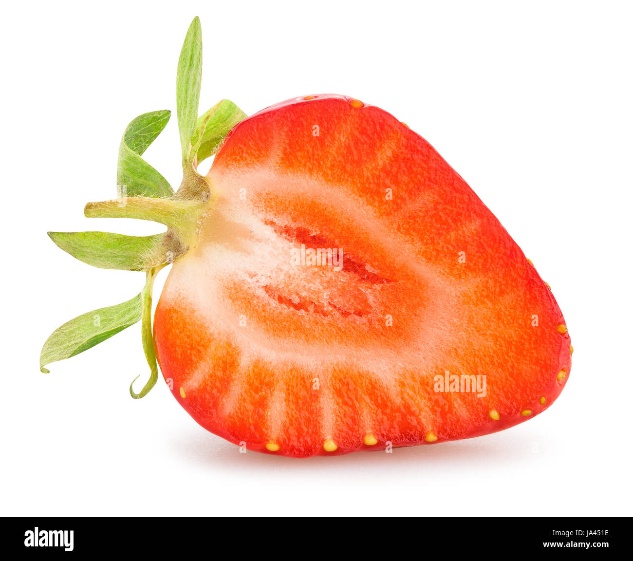 One half strawberry Cut Out Stock Images & Pictures - Alamy