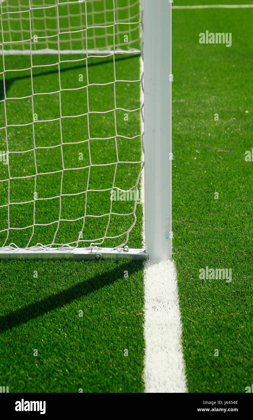 Artificial Turf - soccer stadium Stock Photo - Alamy