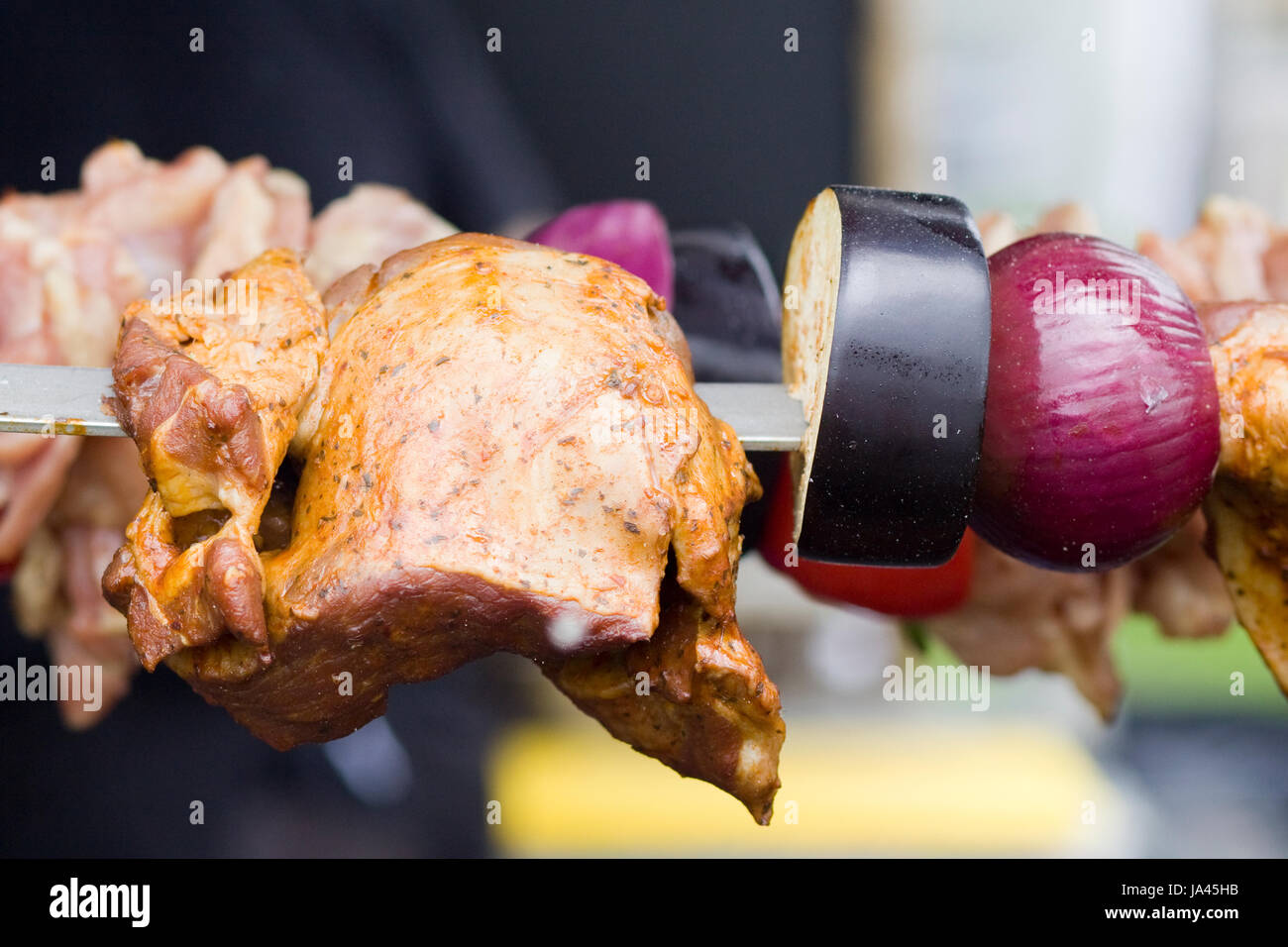 Animal cooked over a fire hi-res stock photography and images - Alamy