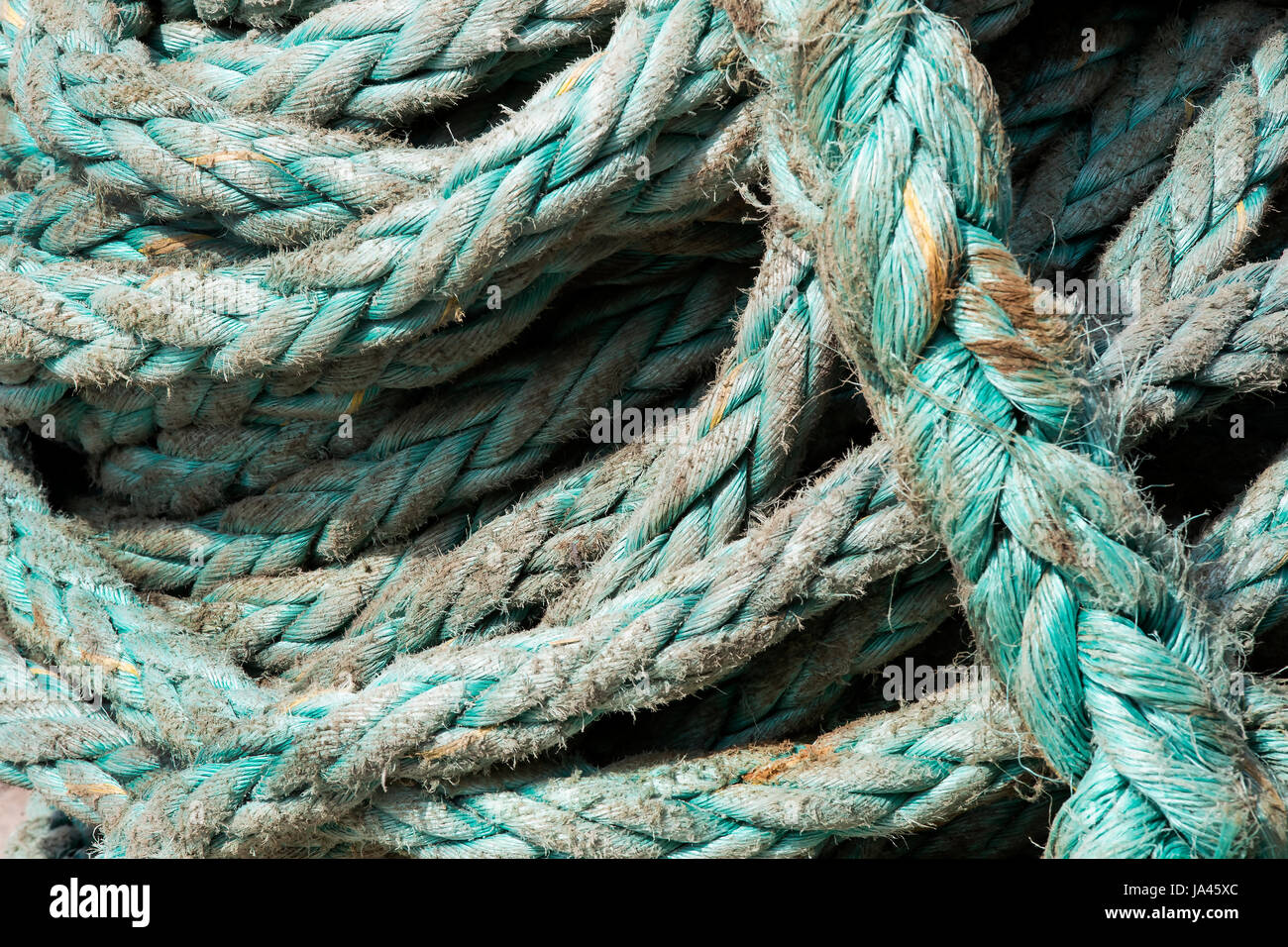 Old sea rope background Stock Photo - Alamy