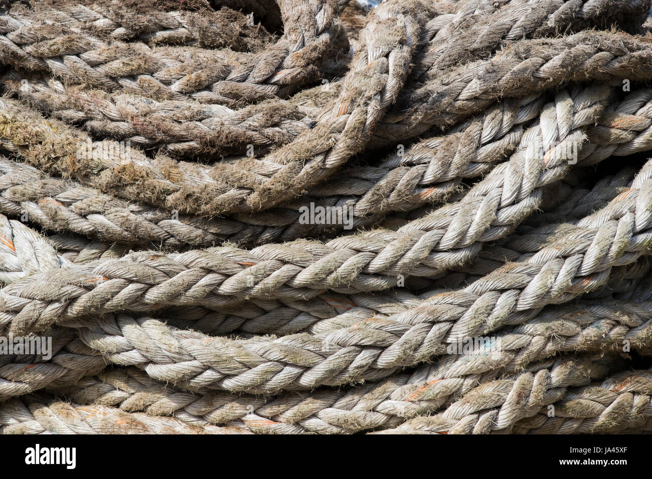 Old sea rope background Stock Photo - Alamy