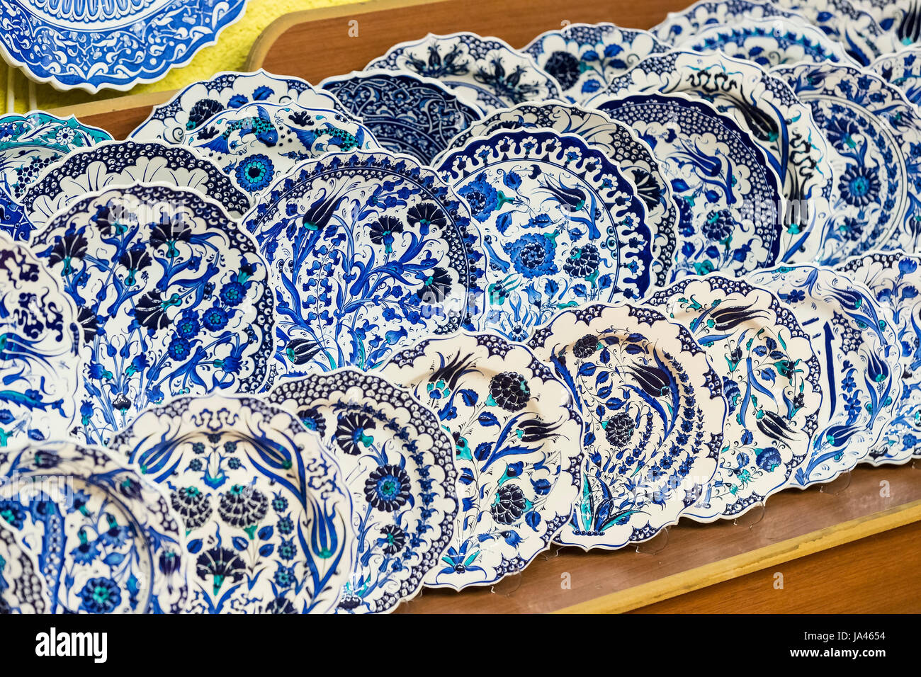 Traditional Turkish decorative ceramics for interior decoration Stock ...