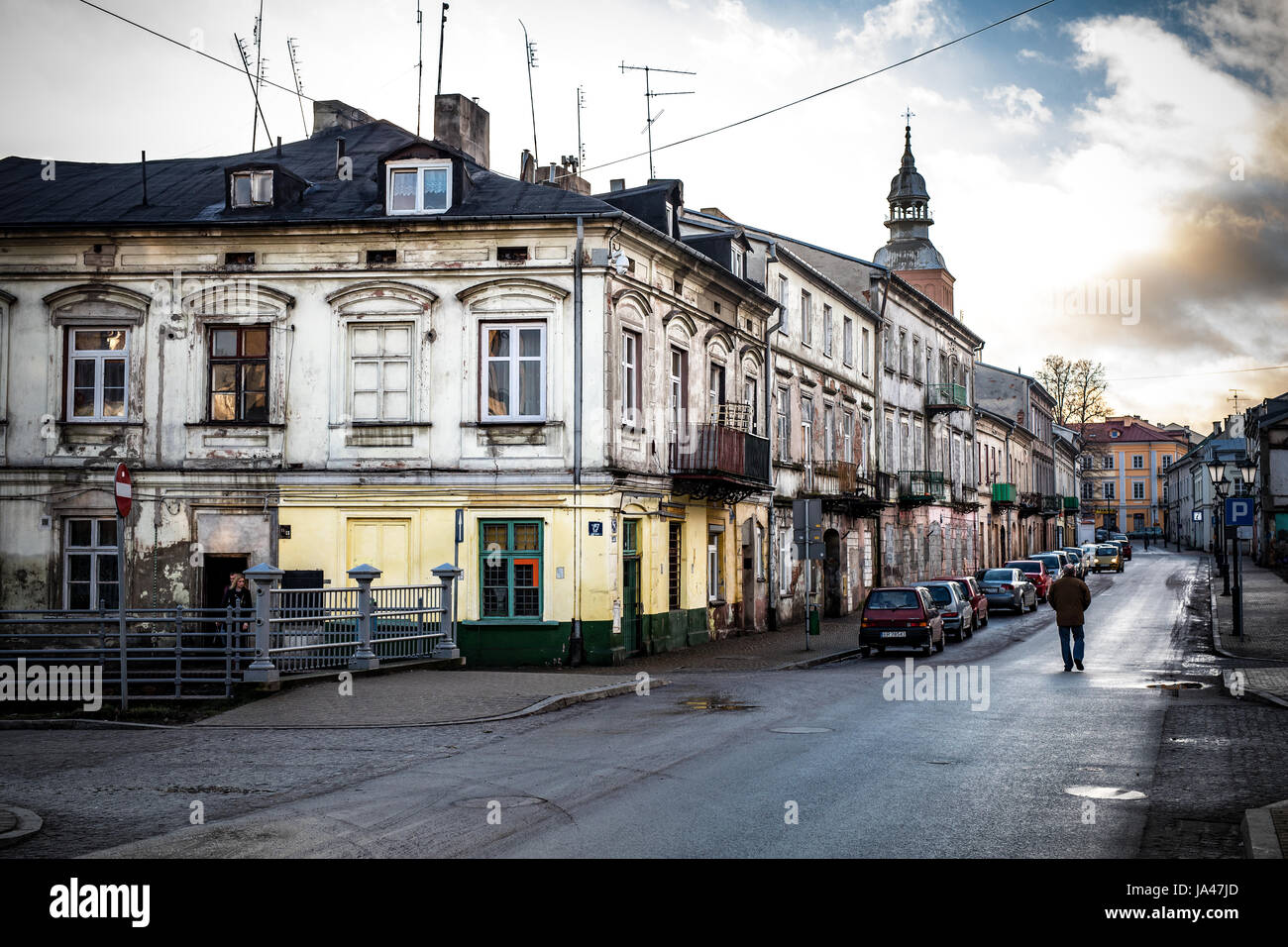 Piotrkow Trybunalski, historical city. The first jewish ghetto ...