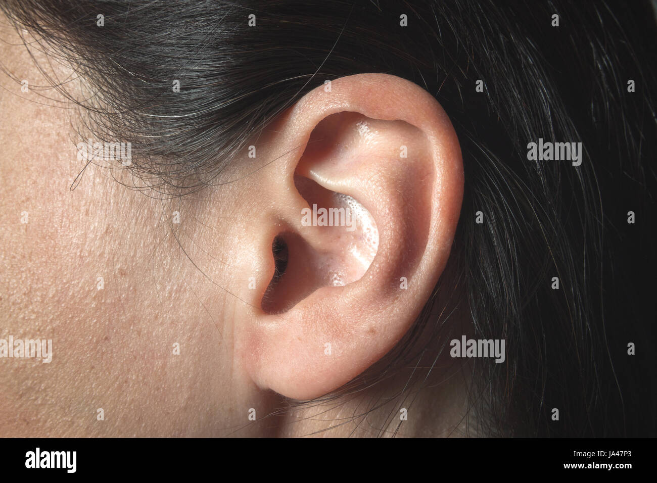 Ear profile hi-res stock photography and images - Alamy
